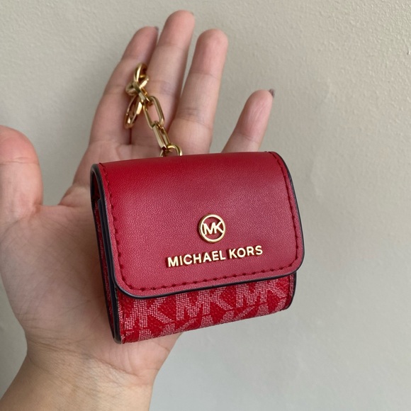 MICHAEL Michael Kors | Accessories | Michael Michael Kors Logo Clip Case For Apple Airpods Pro ...